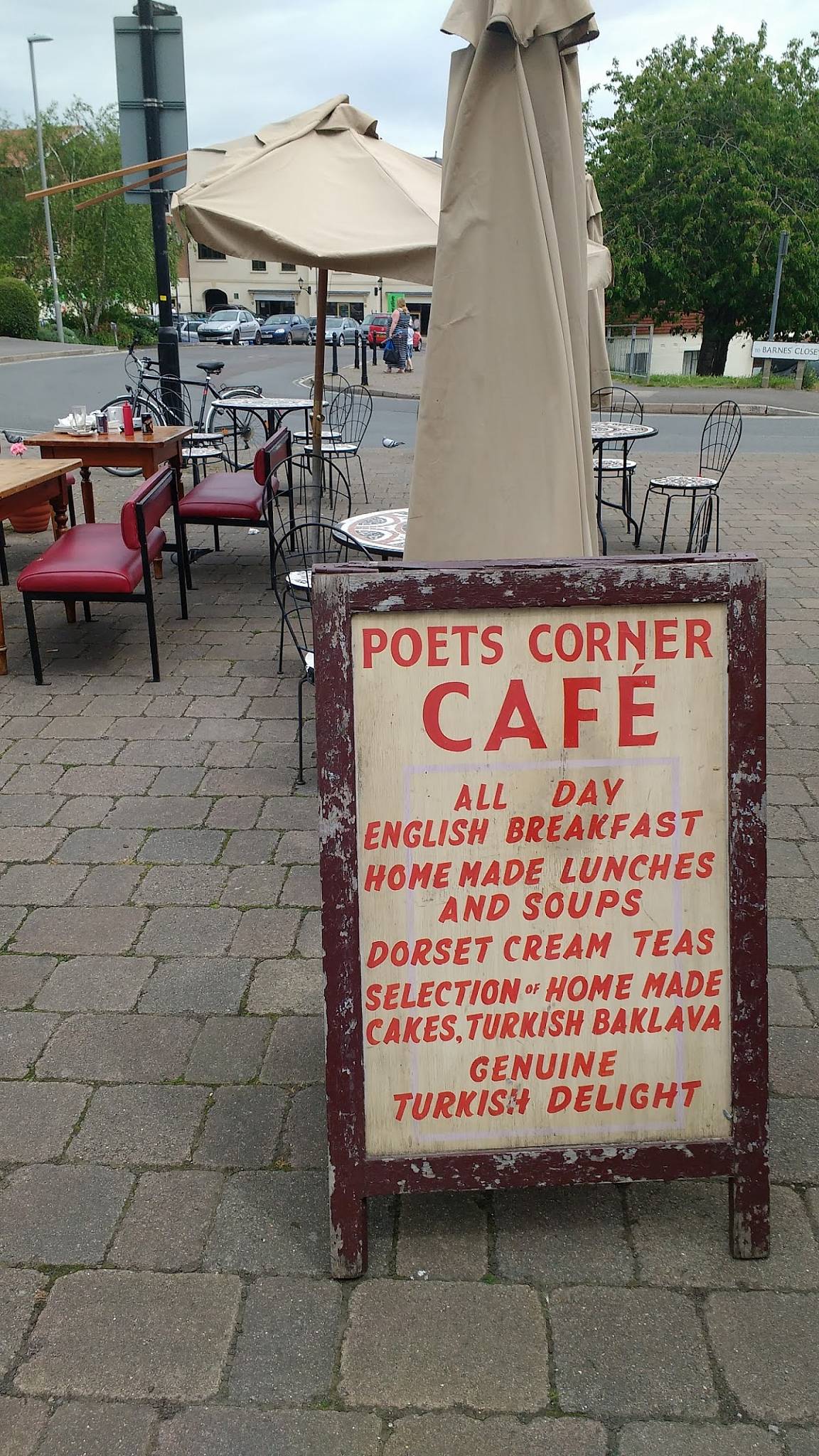 Menu at Poets Corner Café cafe, Sturminster Newton