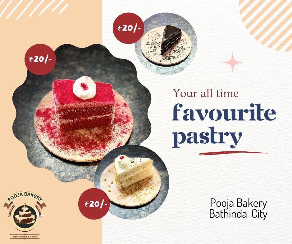Menu at Pooja Bakery, Bathinda