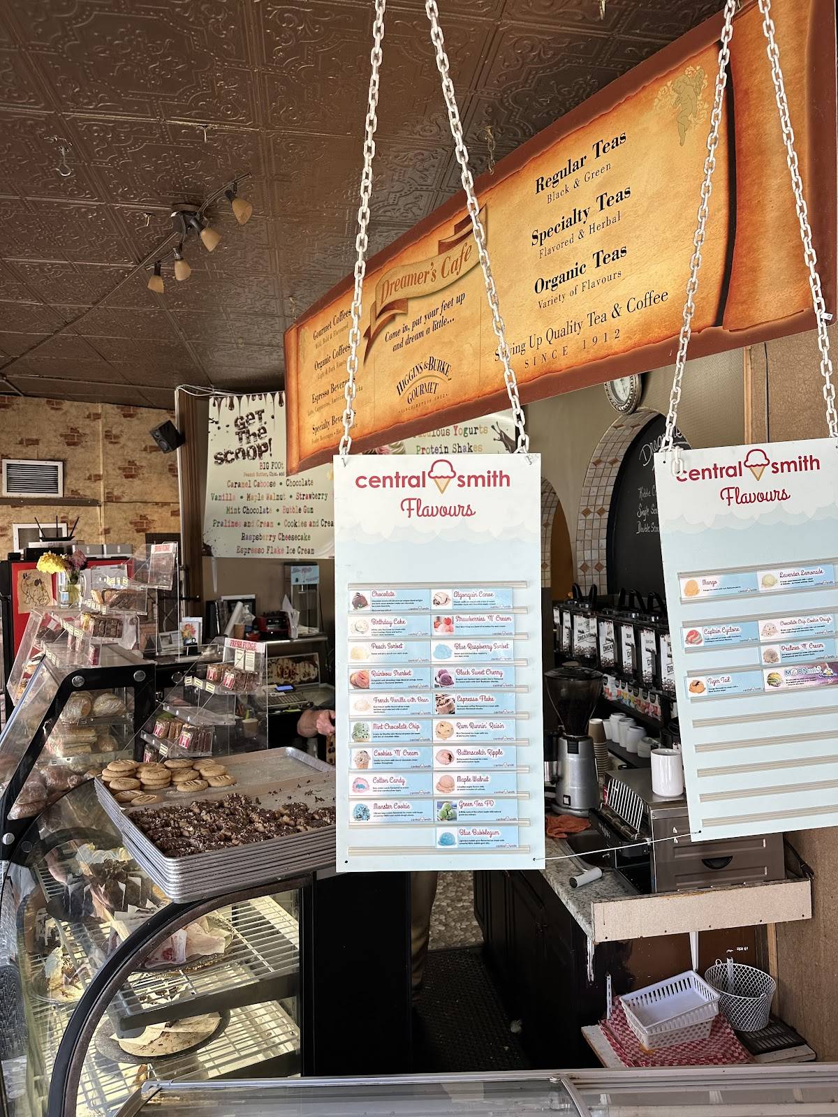 Menu at Dreamer's Cafe, Port Hope