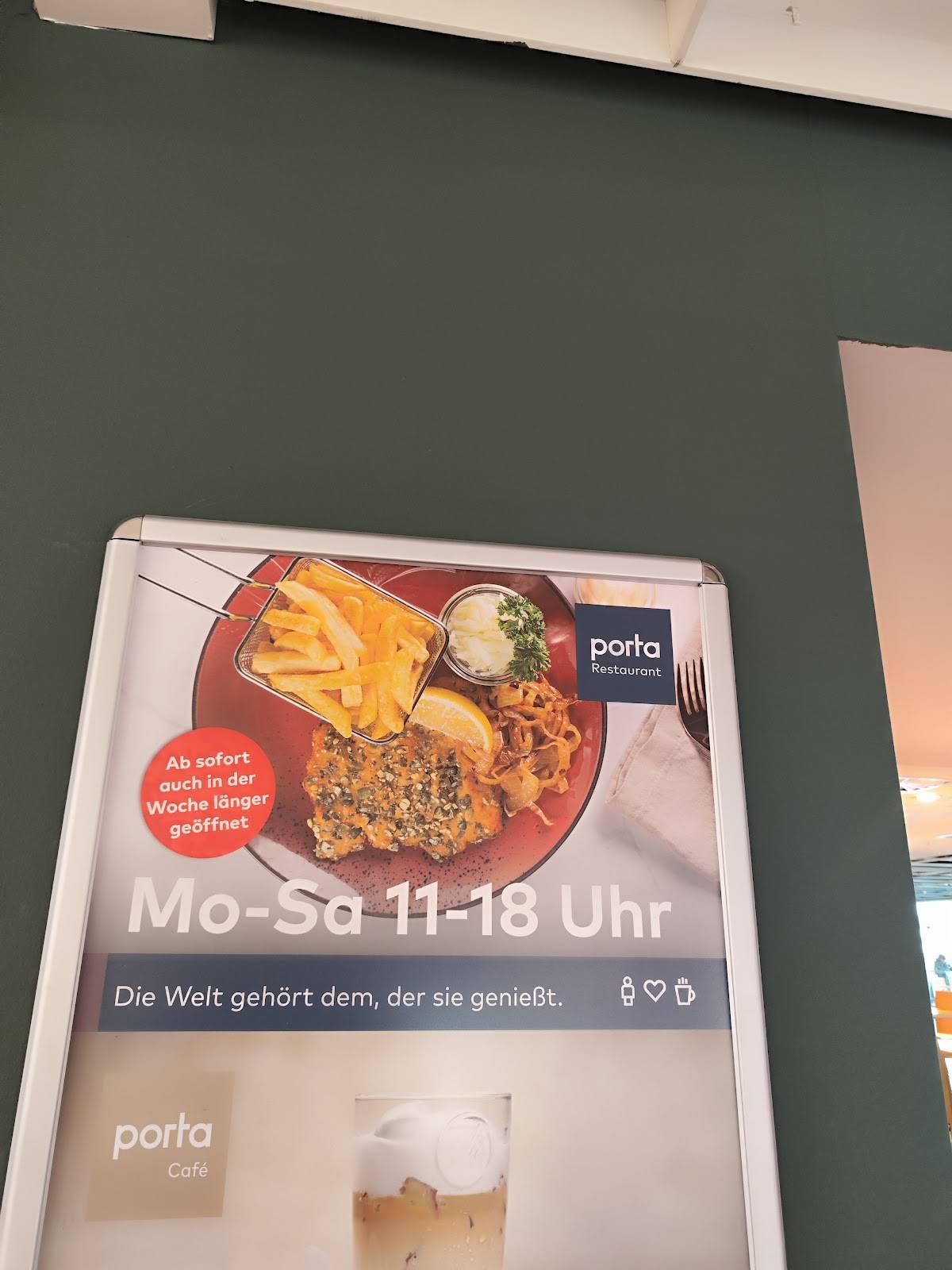 Menu at Porta Restaurant, Aachen