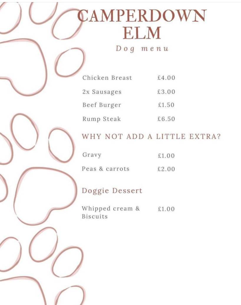 Menu at Camperdown Elm pub & bar, Dundee