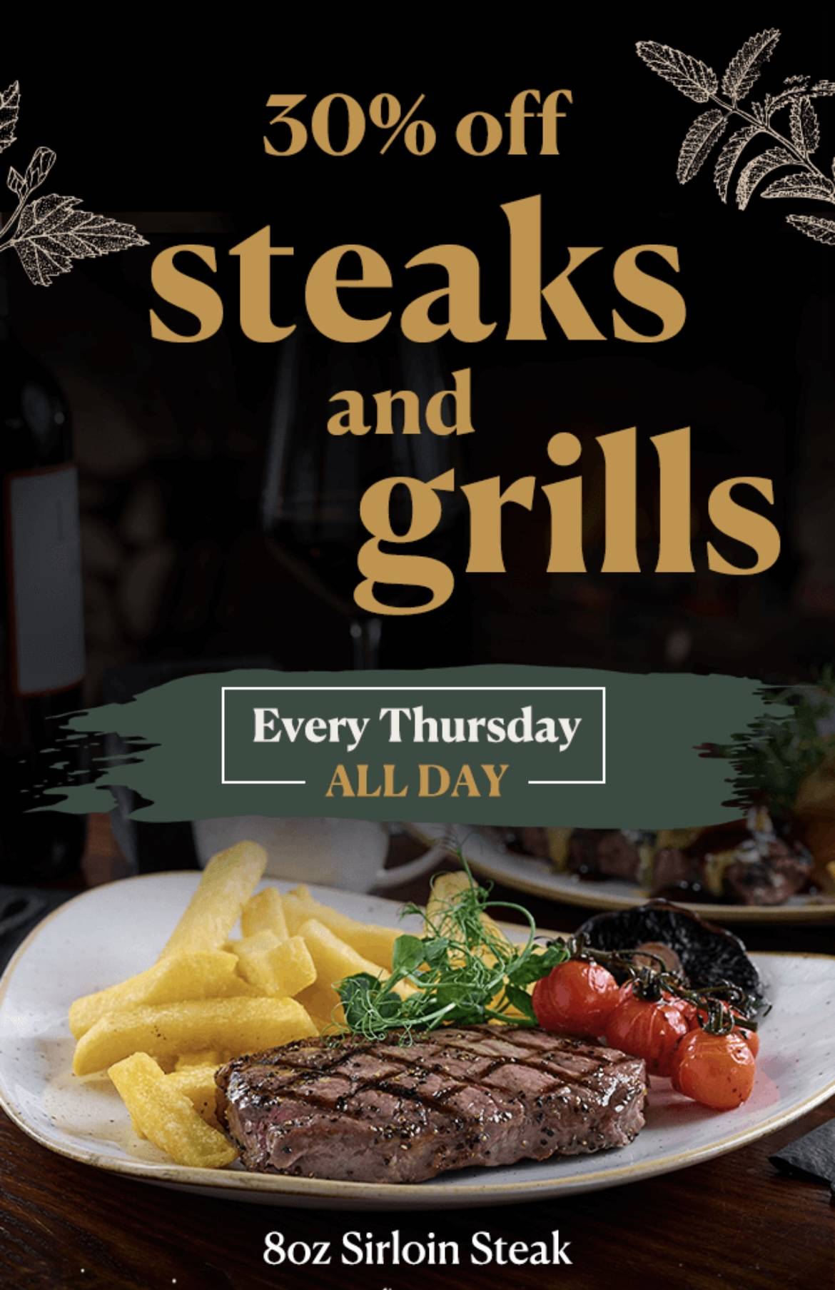Menu at Camperdown Elm pub & bar, Dundee