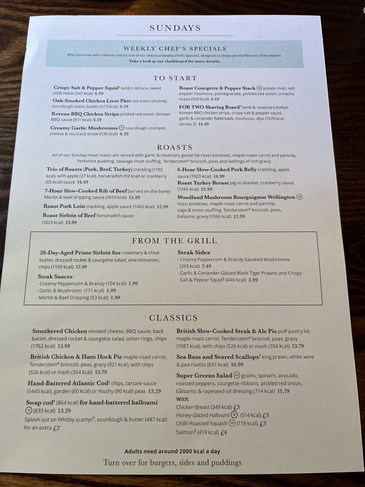 Menu at Hatch pub & bar, Basingstoke, London Rd