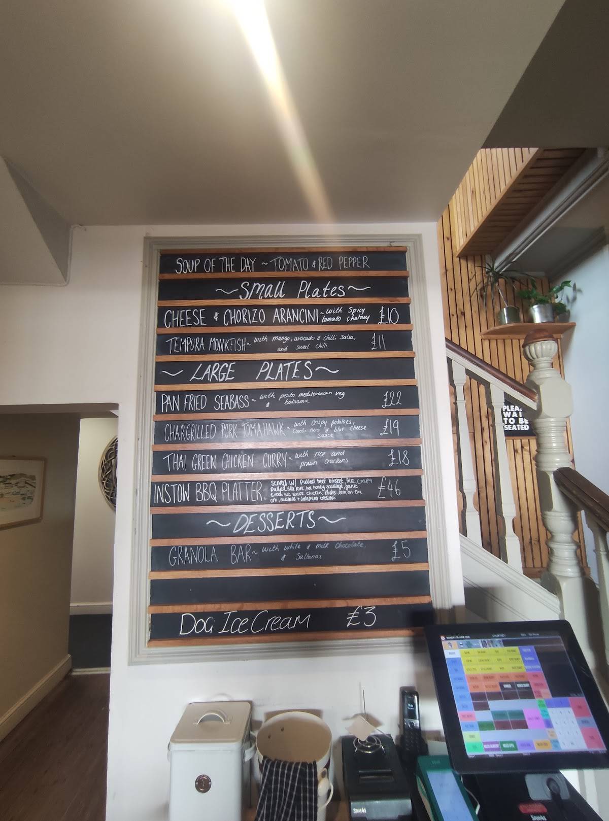 Menu at Instow Arms pub & bar, Bideford, Hatton Croft
