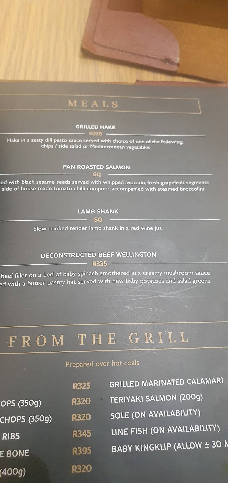 Menu at Olives & Plates Ellipse pub & bar, Midrand