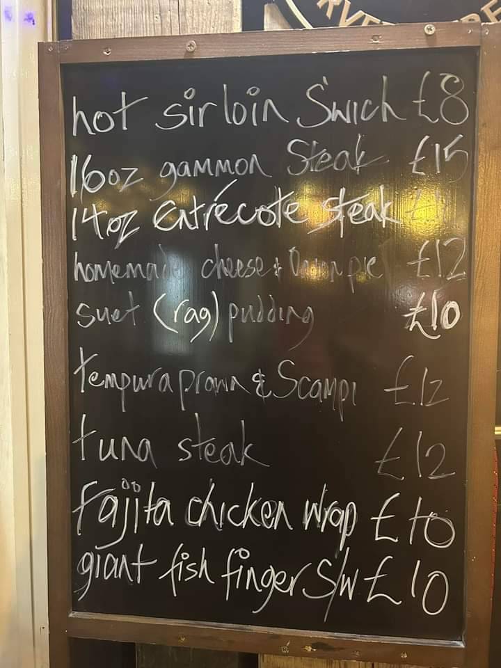 Menu at The Diggle Hotel pub & bar, Delph