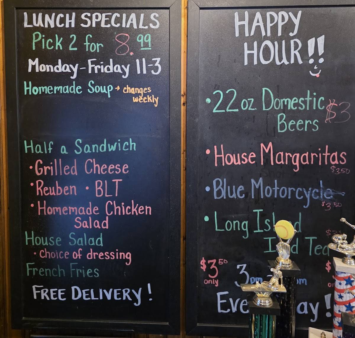 Menu at The Rail Bar & Grille, Covington