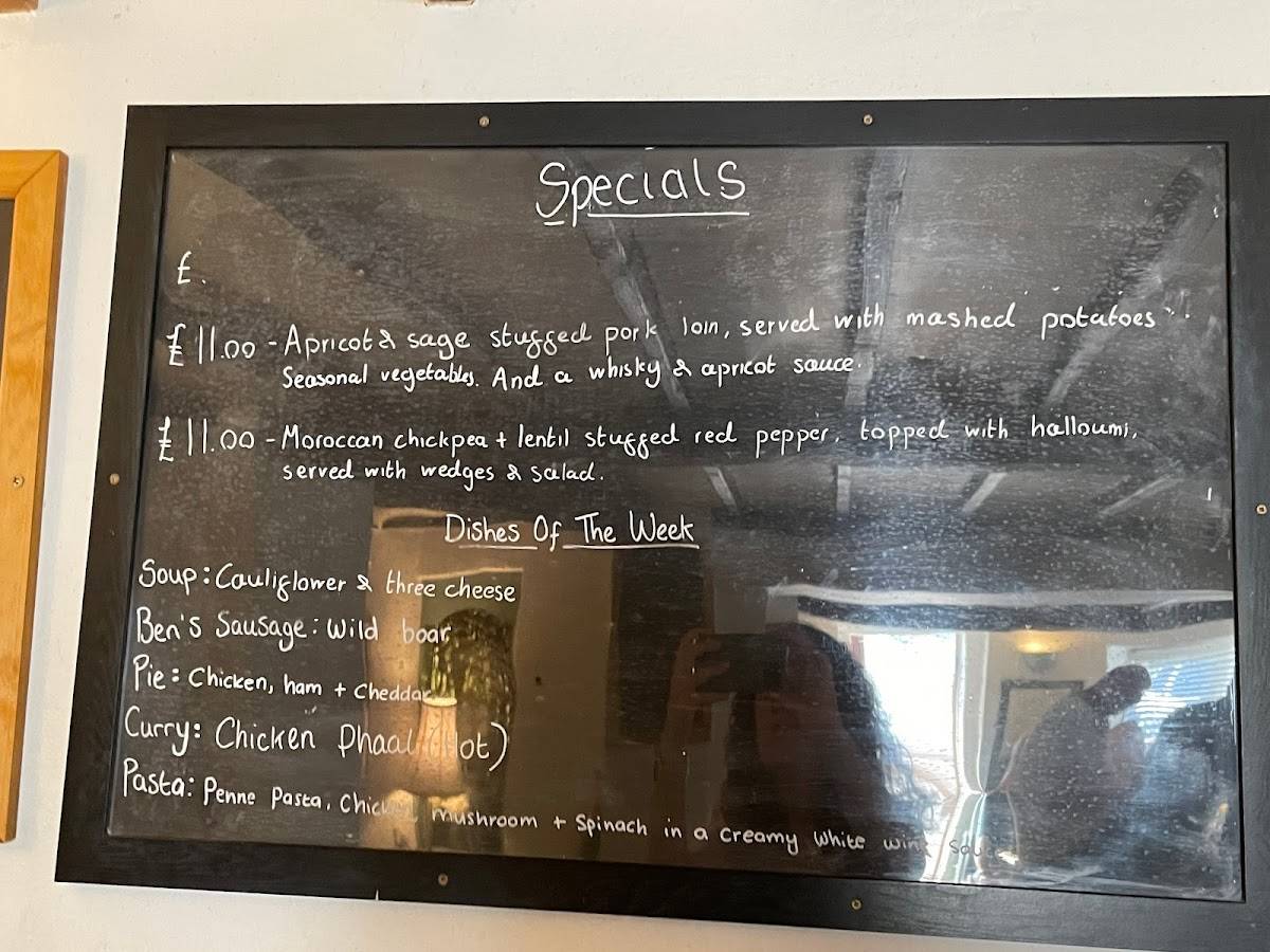 Menu at The Wheel & Compass pub & bar, England