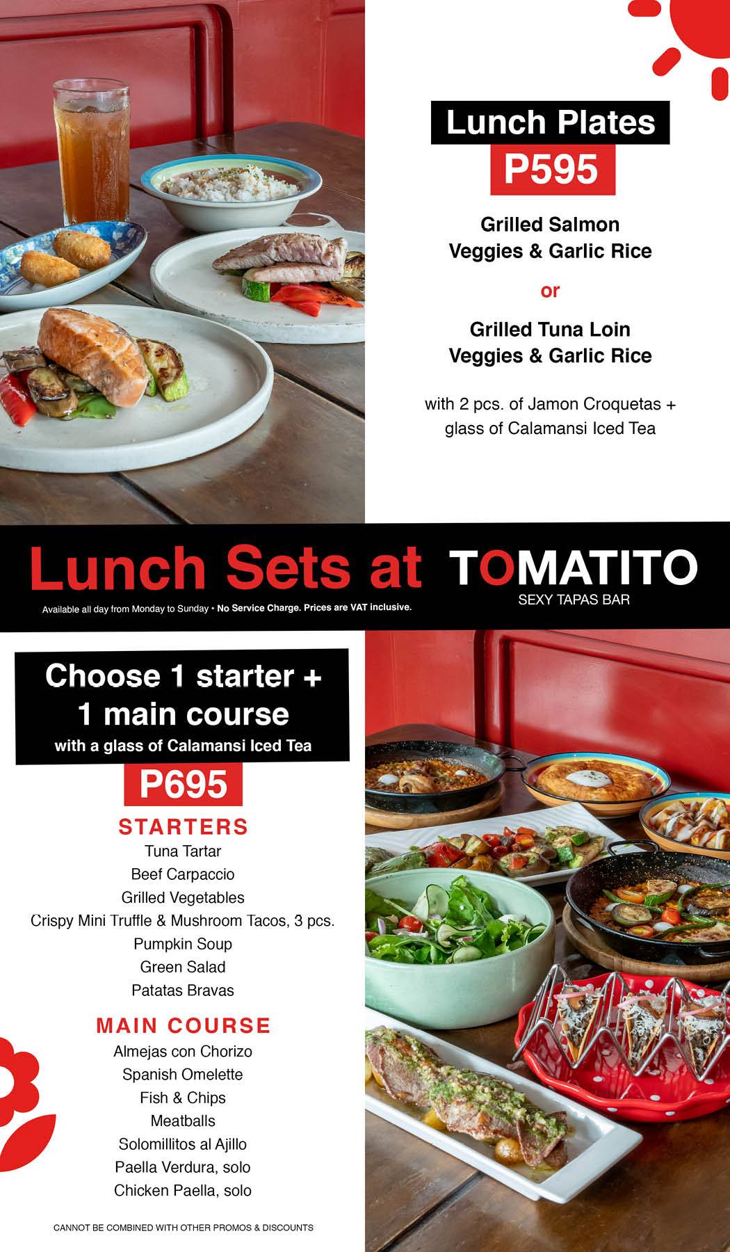 Menu at Tomatito Sexy Tapas Bar, Taguig