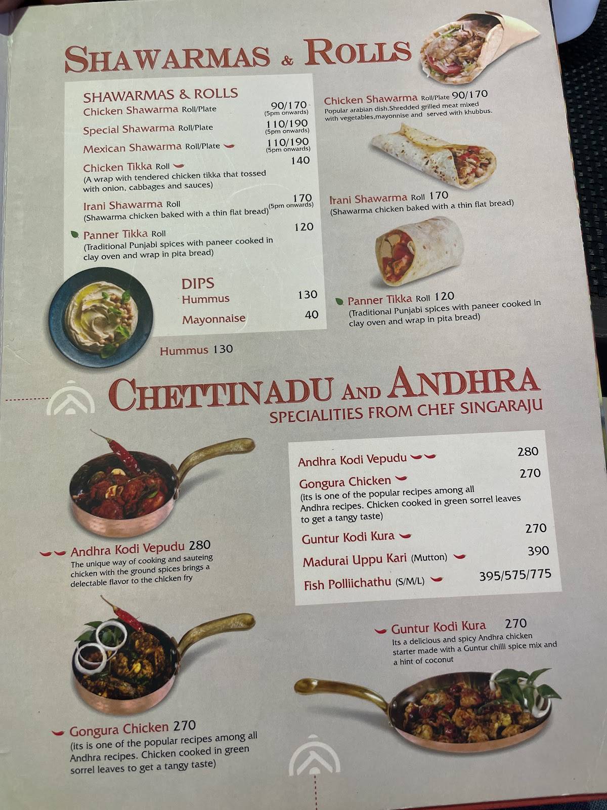 Menu at Copper Kitchen, Puducherry
