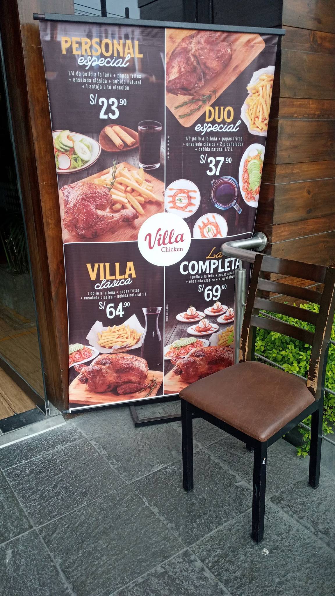Carta del restaurante Villa Chicken, Pueblo Libre, Av Antonio José del ...