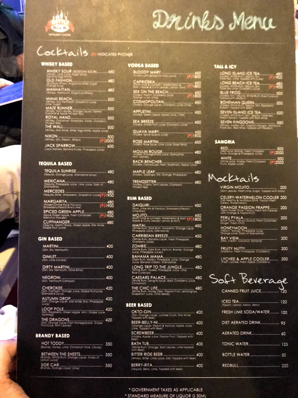 Menu at FML - Food Music Love (Pashan), Pune, Plot No 106