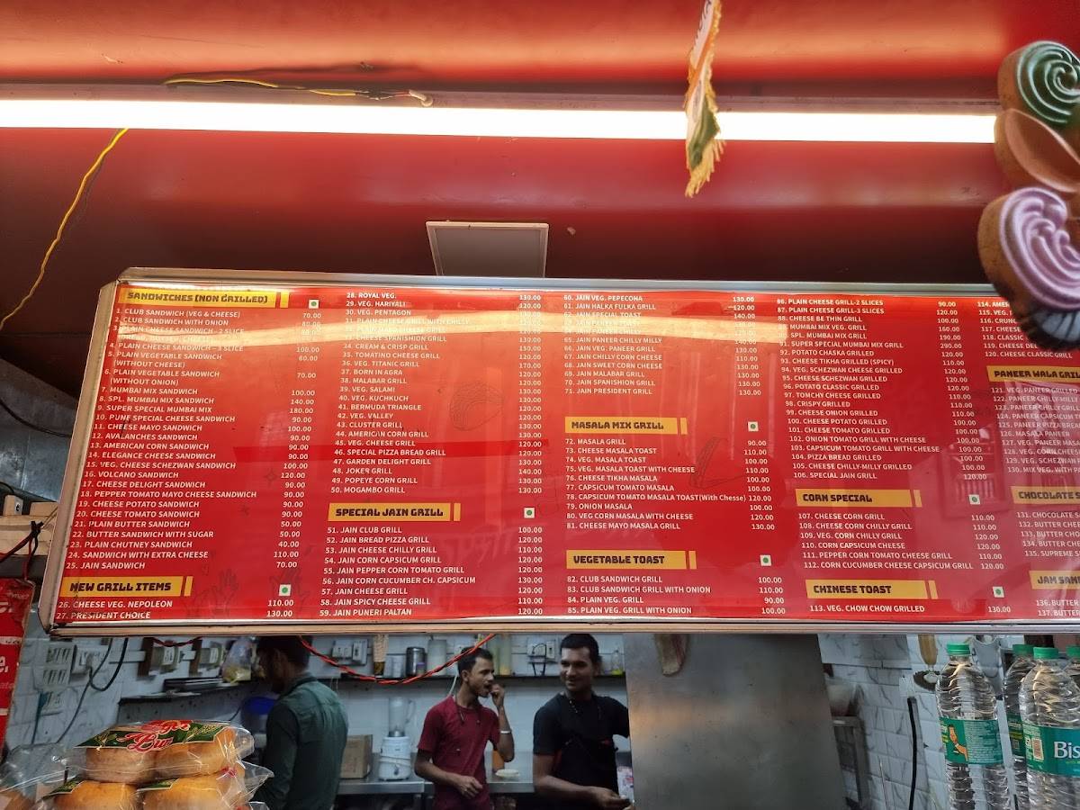 Menu at Supreme Sandwich Corner Shop, Pune, 34