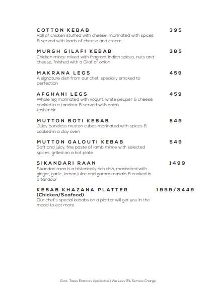 Menu at TERITREE Restaurant, Pune