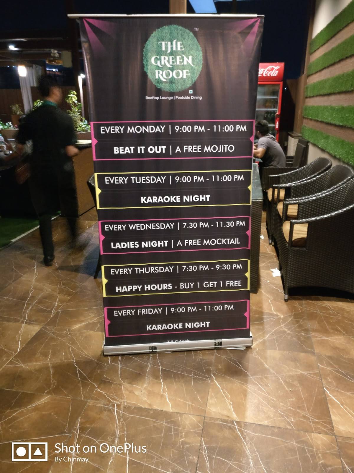Menu at The Green Roof Pure Veg Restaurant In Pune, Pune, Parinay Complex