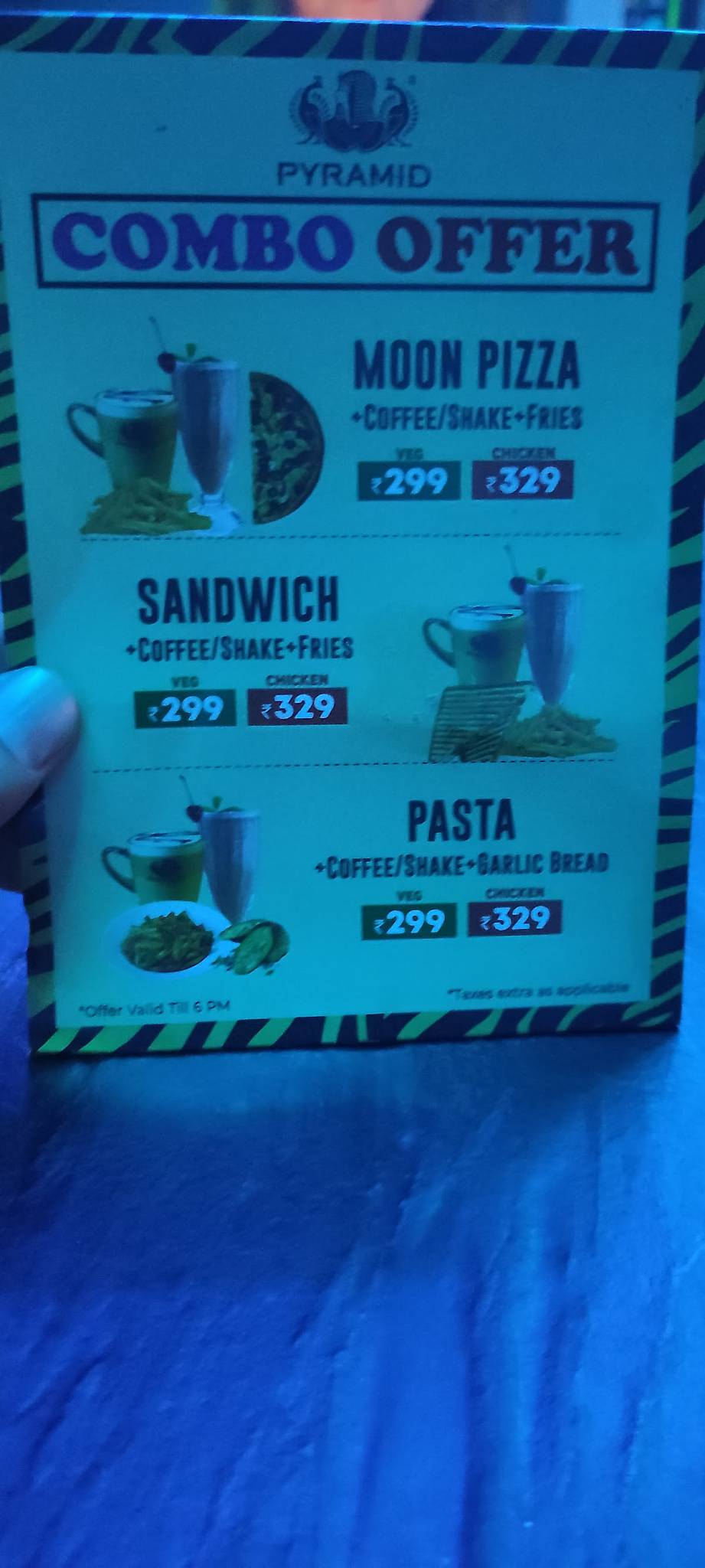 Menu at Pyramid Mohali, Chandigarh, -1011