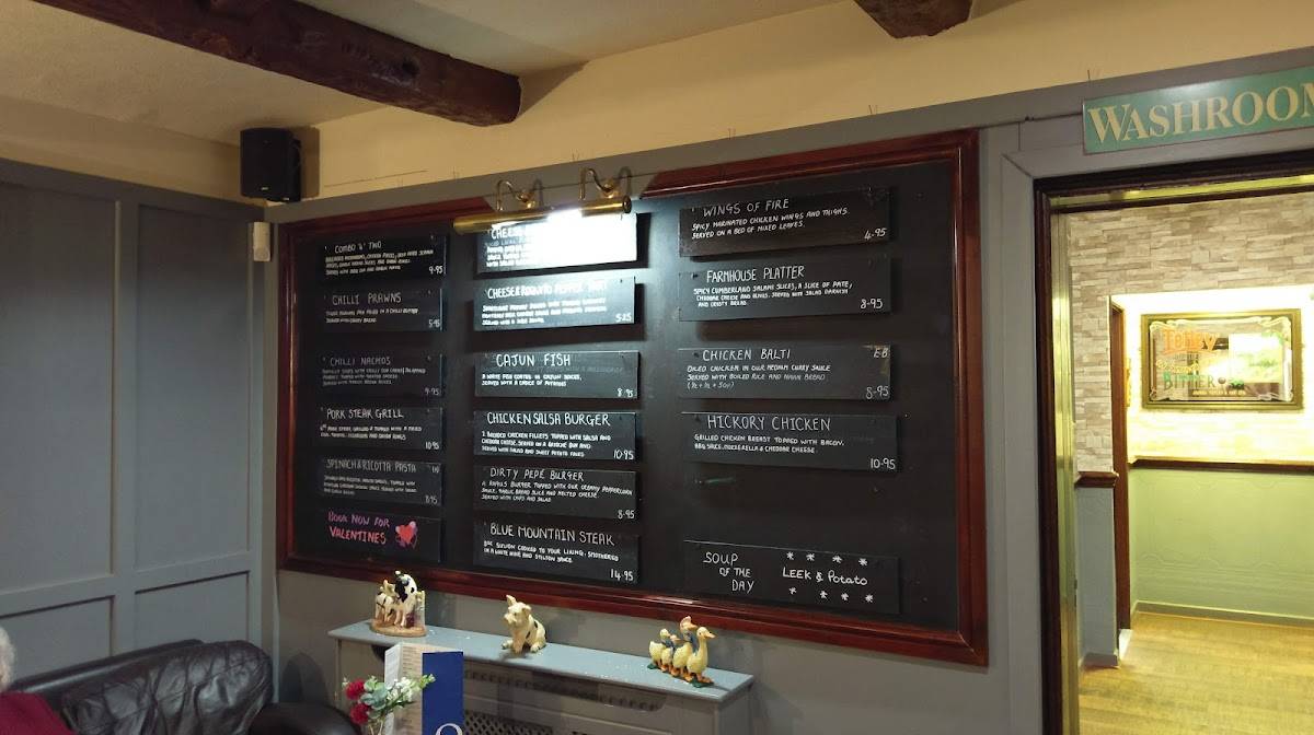 Menu at Queen Anne Pub, Warrington