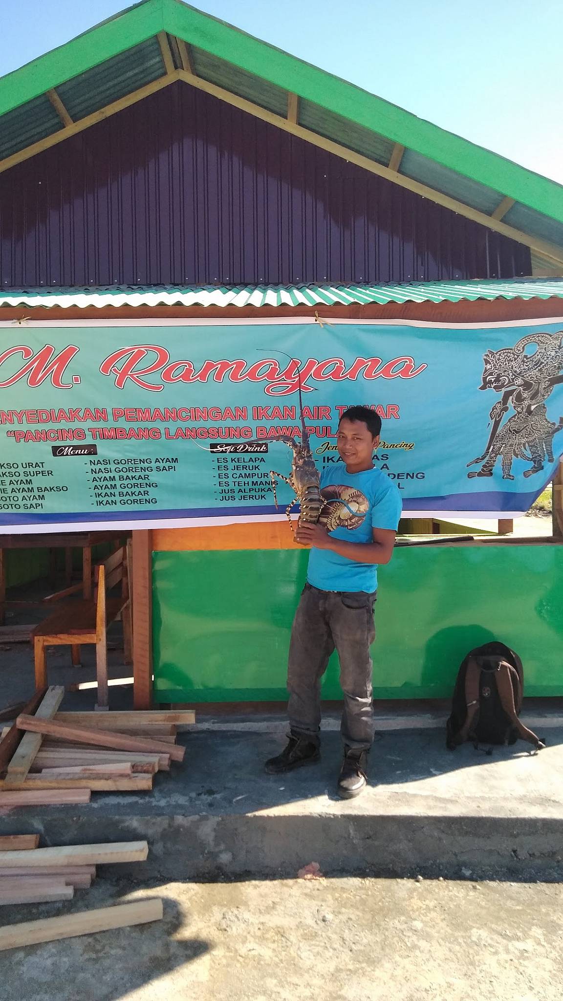 Menu at RM. RAMAYANA restaurant, Indonesia