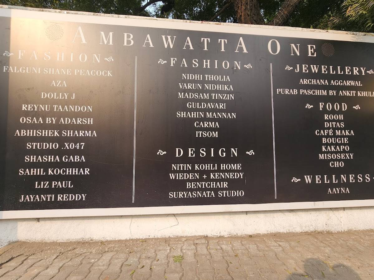 Menu at ROOH, New Delhi, H-5/1