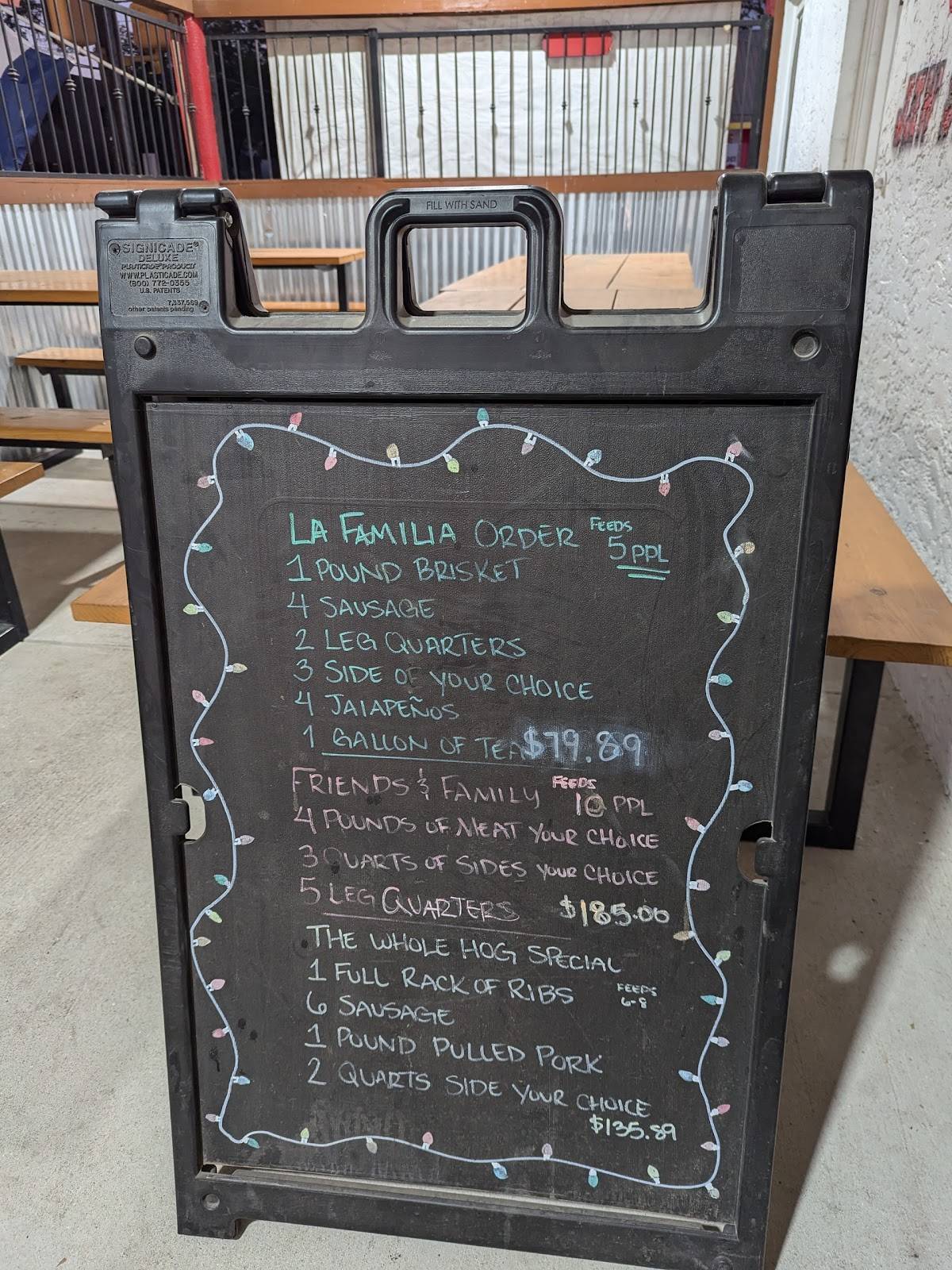 Menu at RUSTY BUCKET JAWSMACKING BBQ, San Antonio, 600 Cupples Rd