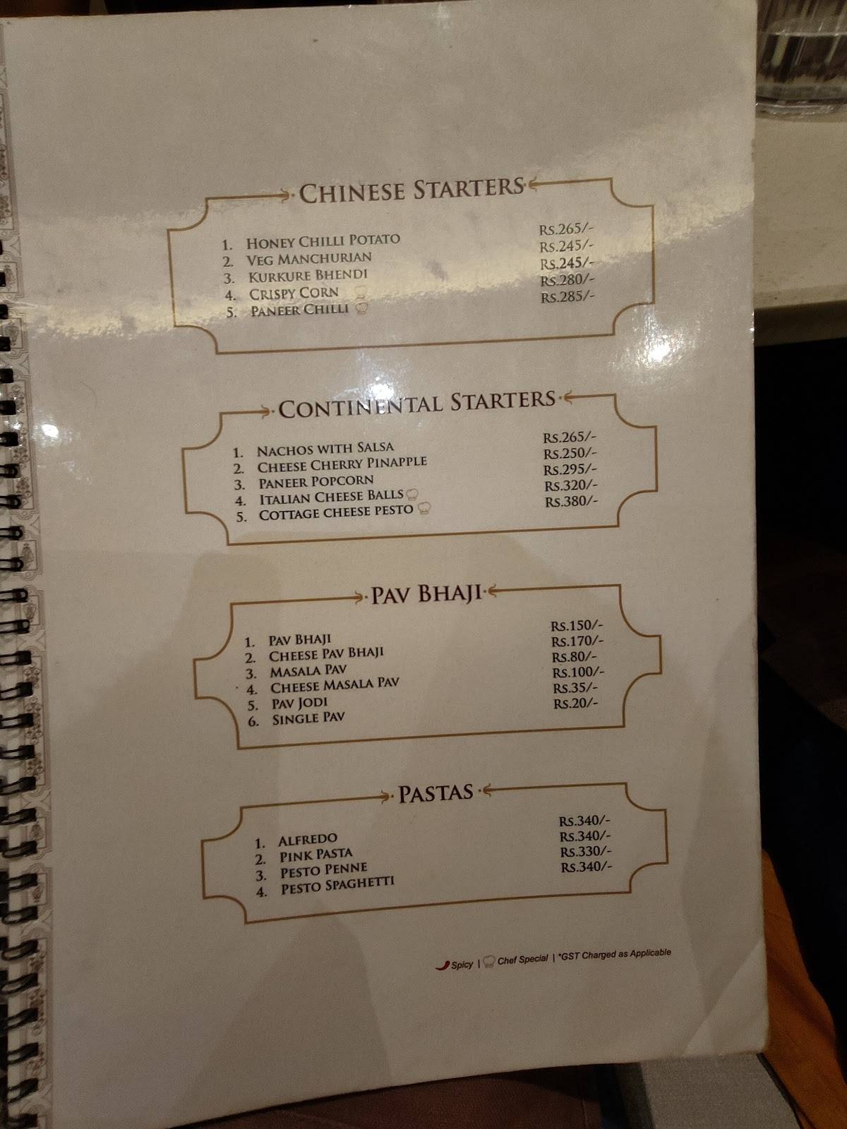 Menu at Ram Sadan Pure Veg Restaurant, Pune