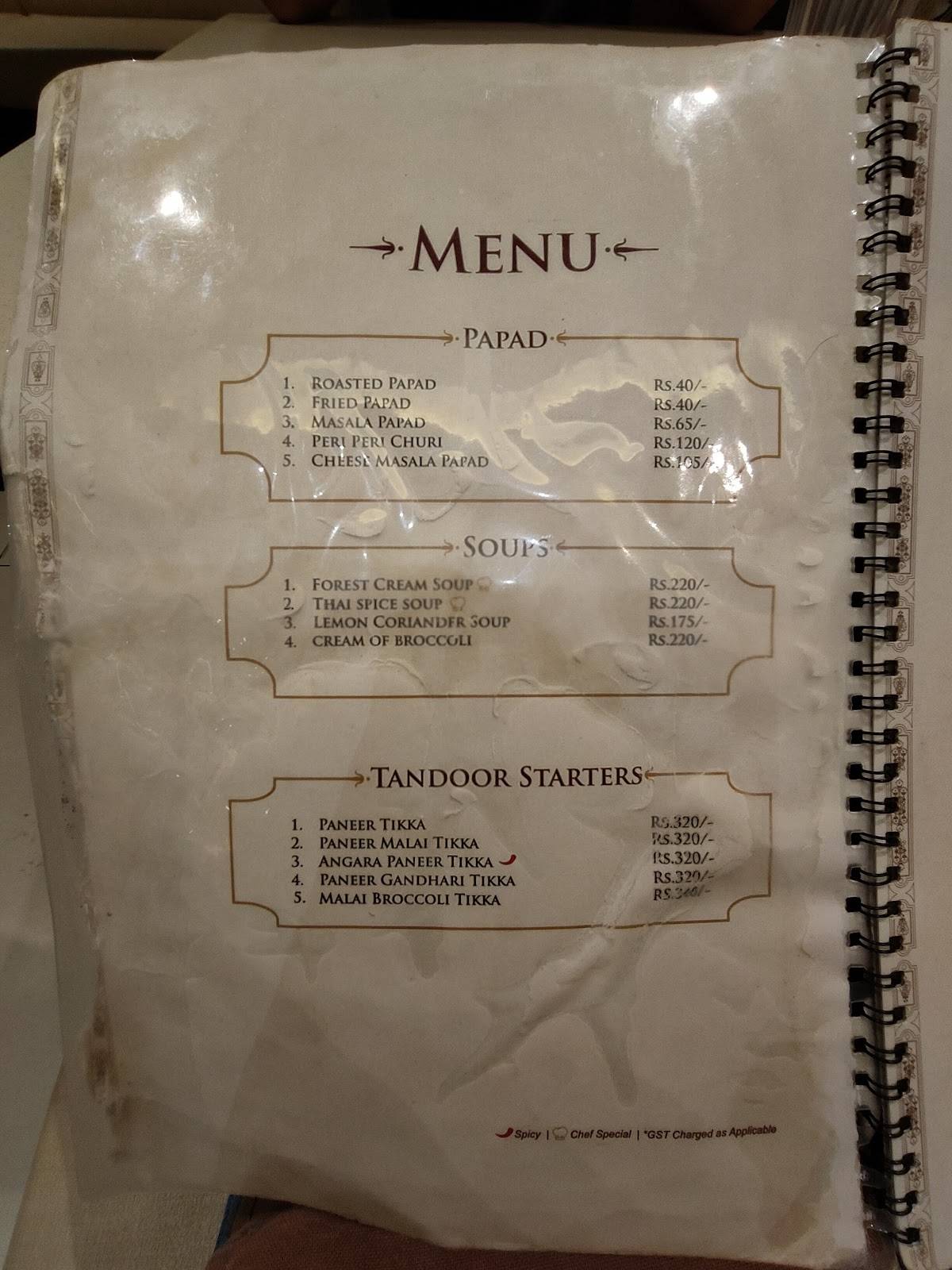Menu at Ram Sadan Pure Veg Restaurant, Pune