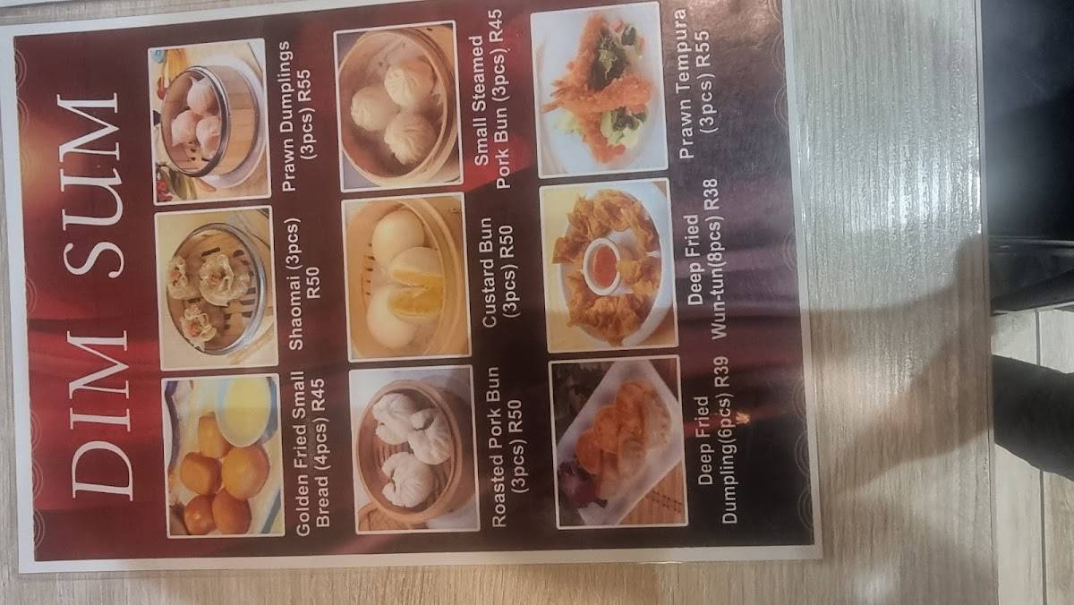 Menu at Hao li Lai Chartwell shopping centre restaurant, Randburg