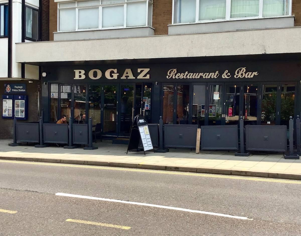 Menu at Bogaz Turkish Restaurant, Rayleigh
