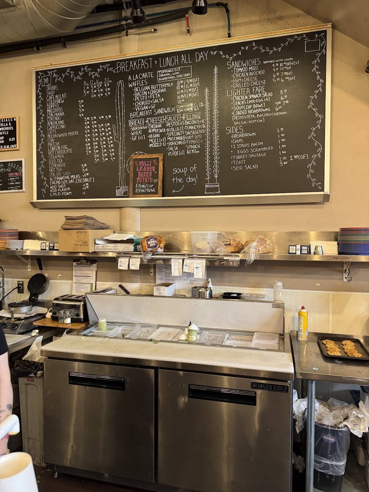 Menu at Red Elm Cafe, Tacoma