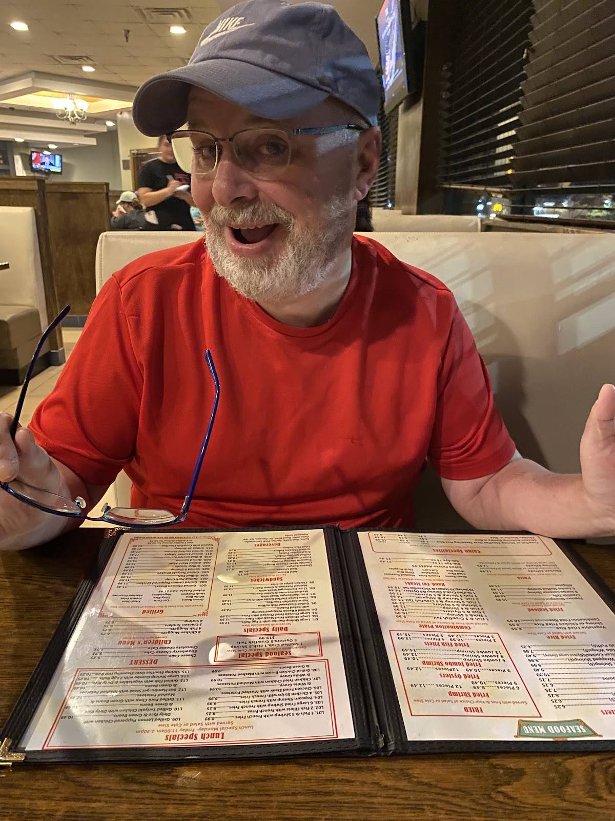 Menu at Red River Seafood & Steakhouse, Pineville, Monroe Hwy