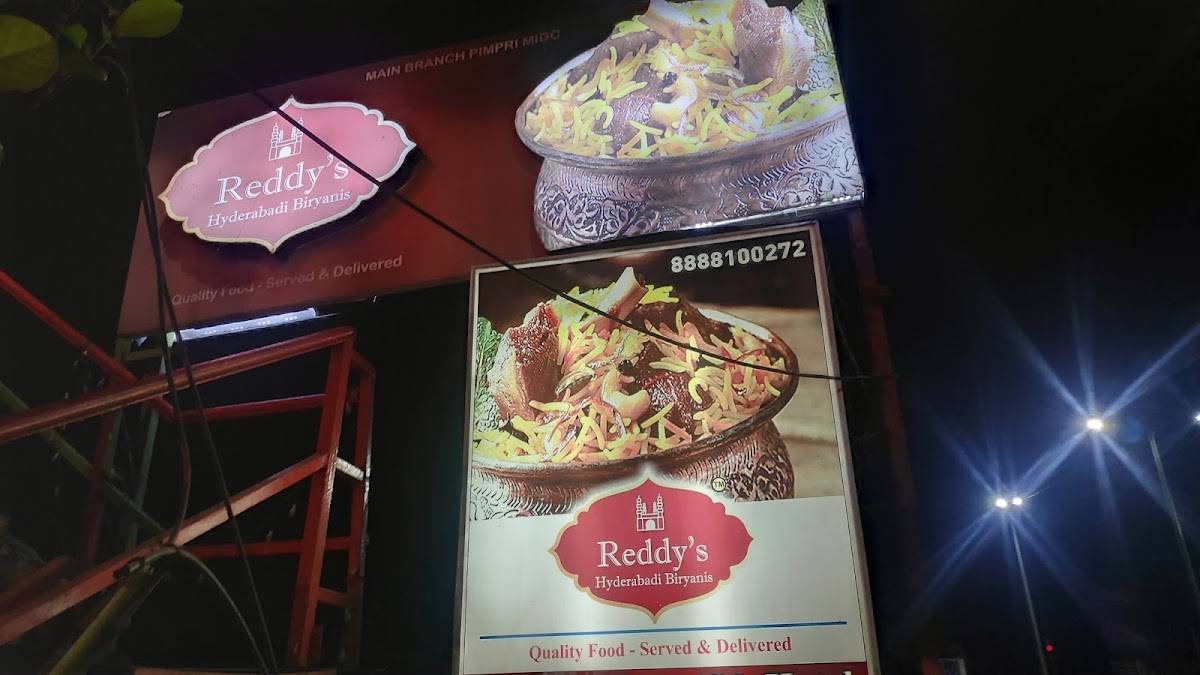 Menu at Reddy's Hyderabadi Biryanis, Pimpri-Chinchwad, Before wonder cars