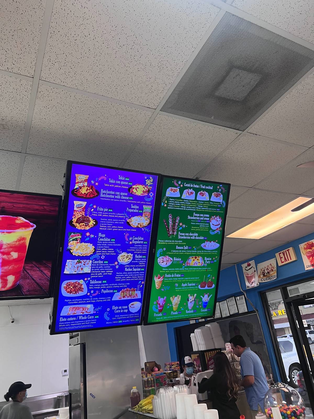 Menu at Refresqueria Puerto Escondido desserts, Houston, Almeda Genoa Rd
