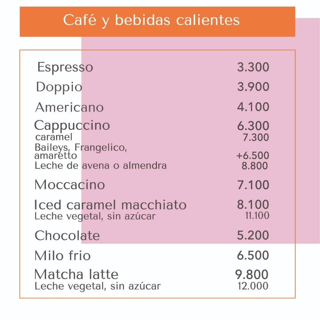 Menu at 33 Aves restaurant, Ibagué