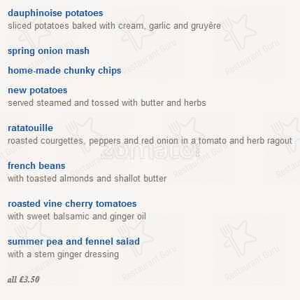 Menu at Albert’s Didsbury Restaurant & Bar, Manchester