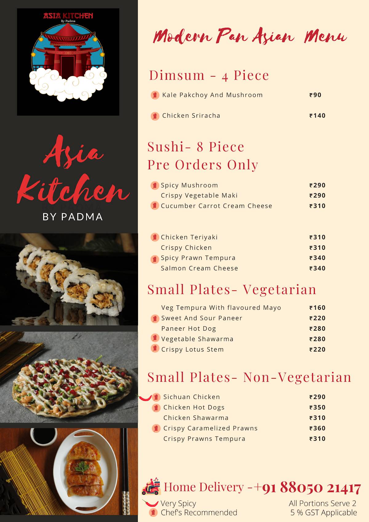 Menu at Asia Kitchen by Padma, Kolhapur