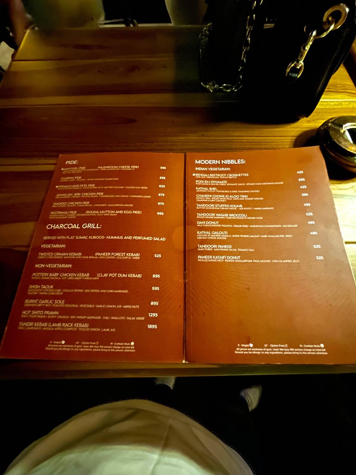 Menu at Bellagio, Gurugram