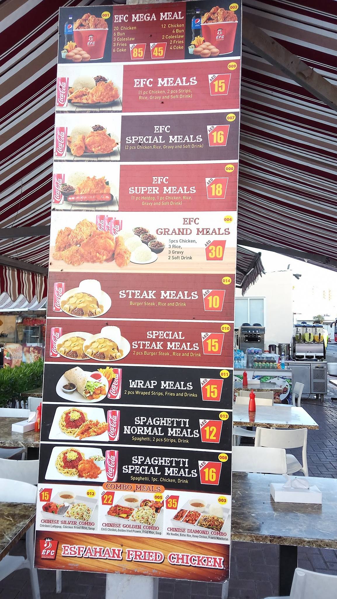 Menu at Beriani Esfahan Iranian Restaurant, Dubai, Al Maktoum Rd - near ...