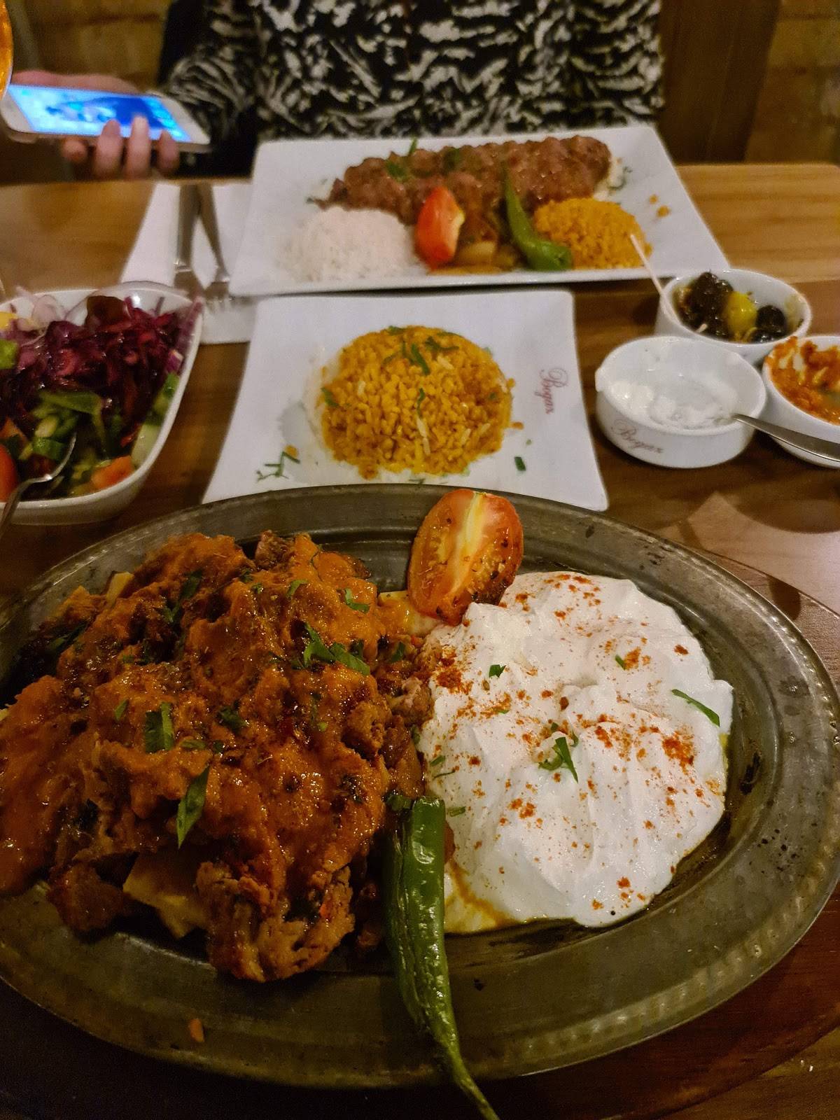 Menu at Bogaz Turkish Restaurant, Rayleigh