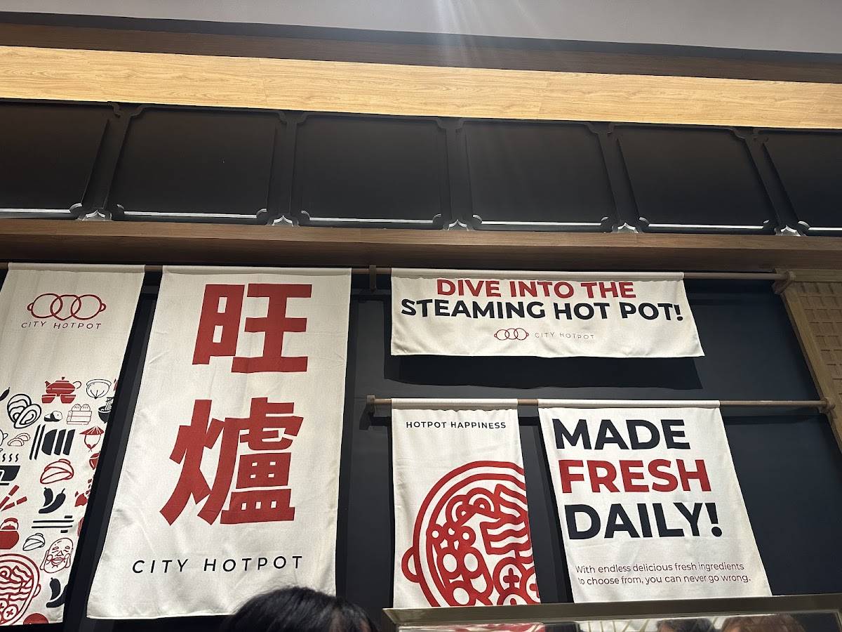 Menu at City Hot Pot restaurant, Taguig