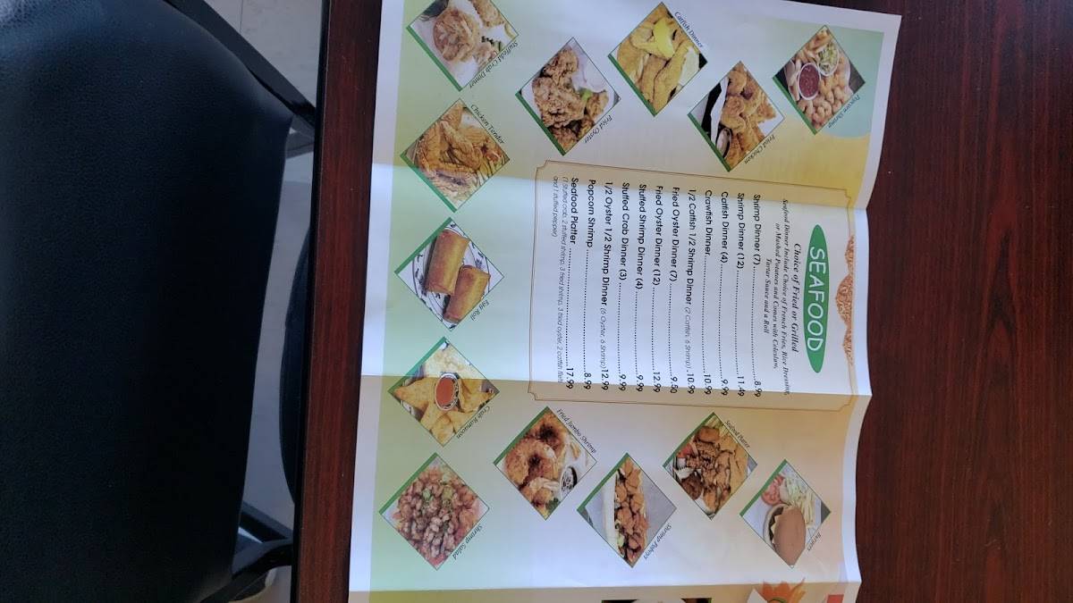 Menu at Crispy Cajun of Eunice restaurant, Eunice