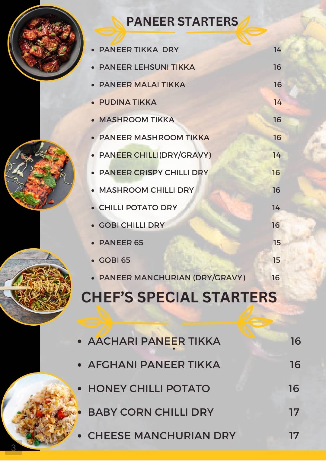 Menu at Desi Vibes Veg Restaurant - Indian Restaurant, UAE