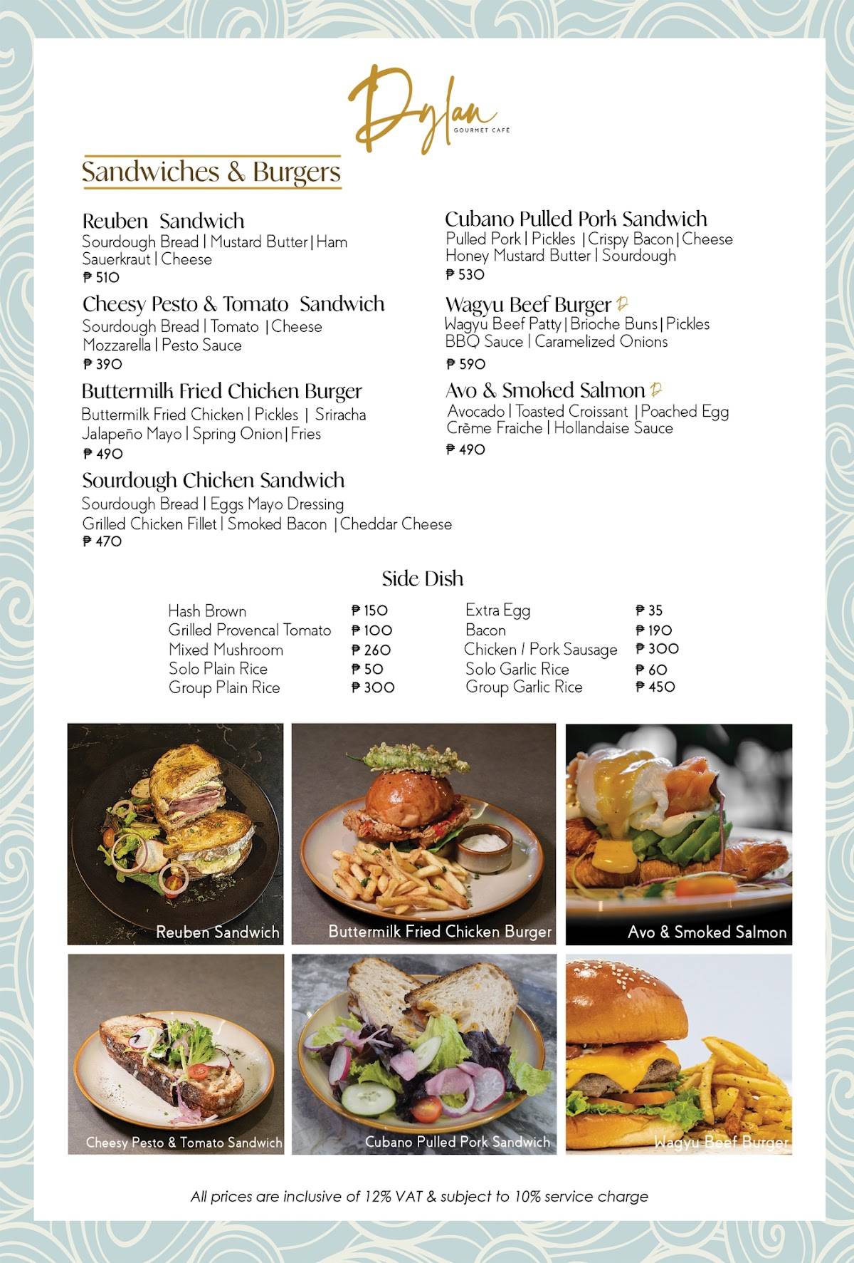Menu at Dylan Cafe SM North The Block, Quezon City