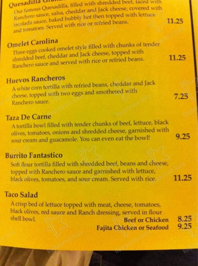 Menu at El' Bee's restaurant, Omaha, S 144th St