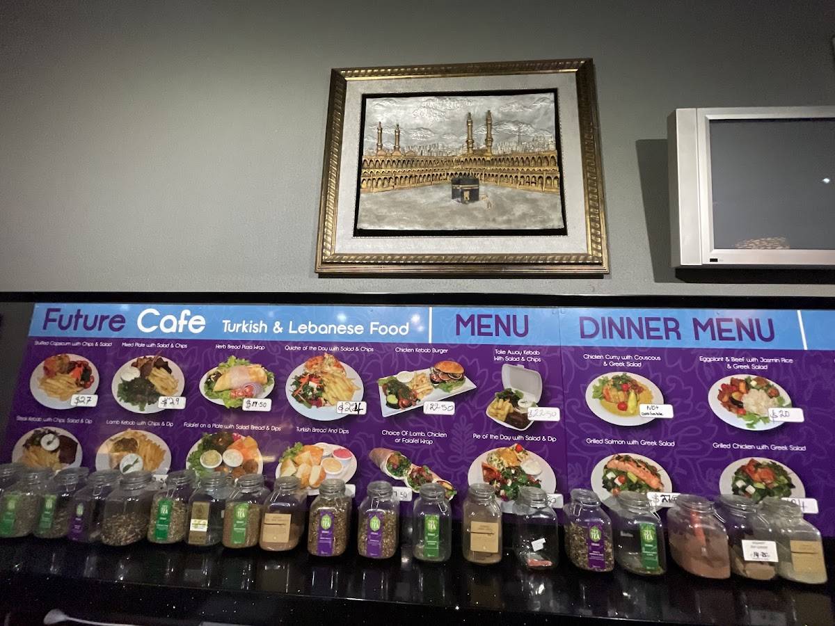Menu at Future Cafe - Halal, Colac