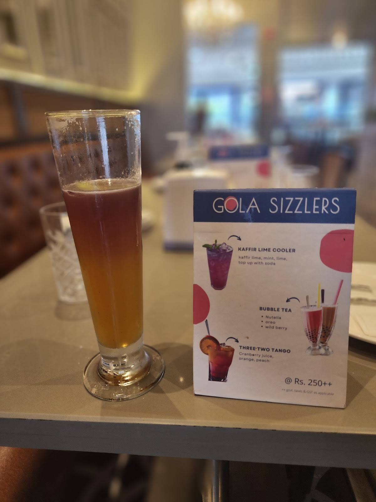 Menu at Gola Sizzlers, Pacific Mall, Tagore Garden, Delhi, Pacific Mall ...