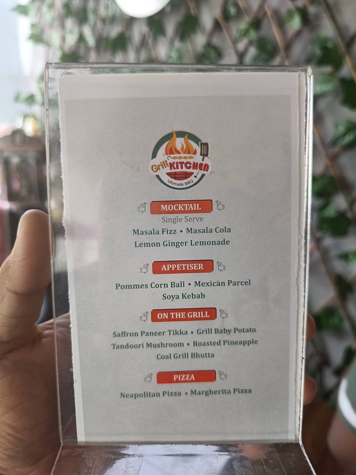 Menu at Grill Kitchen, Vadodara, 3rd floor C.C. Patel Square nr ...