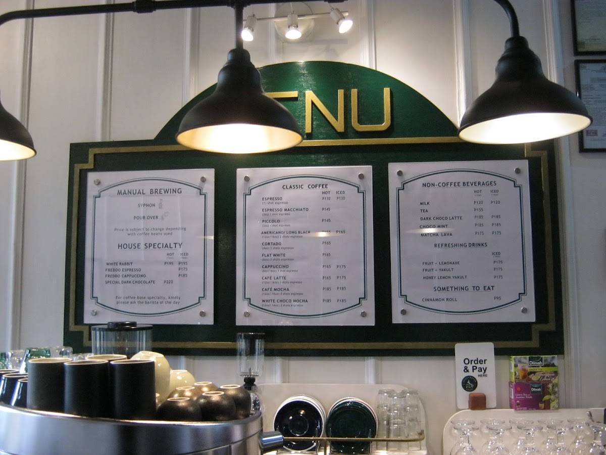 Menu at Guest Haven COFFEE, Baguio