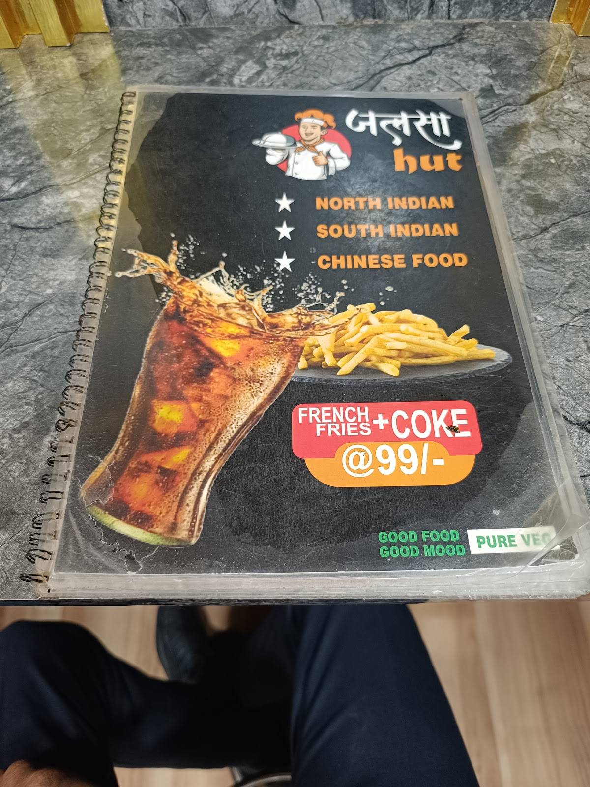 Menu at JALSA HUT, Lucknow