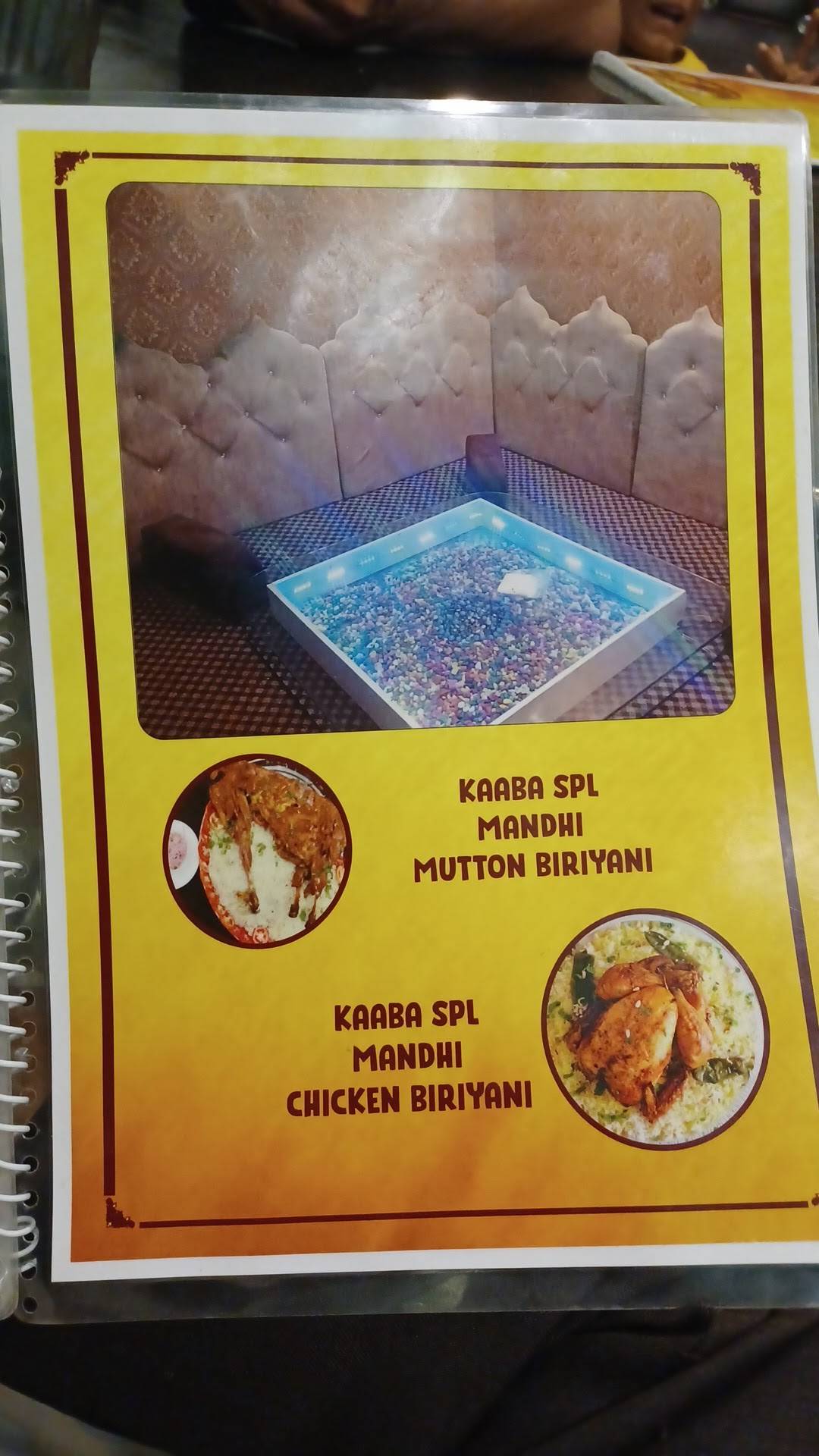 Menu at KAABA GRILL PALACE, Tiruppur