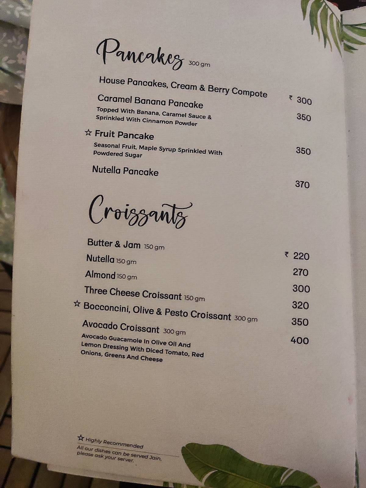 Menu at Kaffa Coffee Roasters, Ahmedabad, Ground Floor